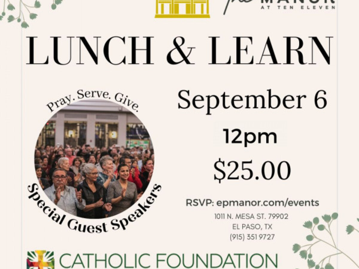 Lunch & Learn with the Catholic Foundation - Catholic Foundation for ...
