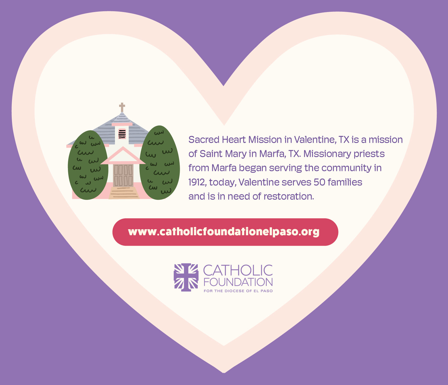 Make the Sacred Heart Mission in Valentine, Texas Your Valentine ...